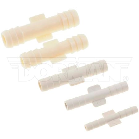 Motormite Hard Vacuum Tubing Connector Assortment, 47307 47307 | Zoro