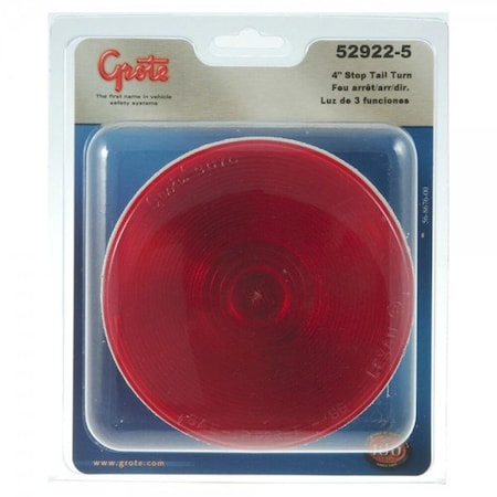 Grote Stt Lamp-4-Red-Economy-Retail Pack, 52922-5 52922-5 | Zoro