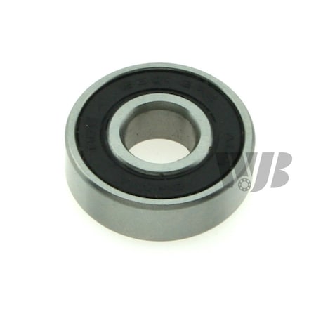 Wjb Conrad Type 2-Seals Bearing, Rb6201-2Rs RB6201-2RS | Zoro