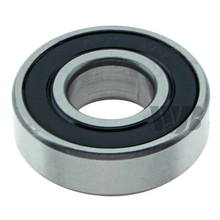 Wjb Conrad Type 2-Seals Bearing, Rb6204-2Rs RB6204-2RS | Zoro