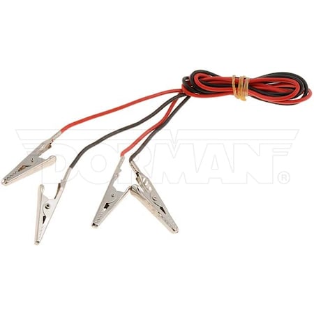 Motormite Un-Insulated Alligator Clip Leads, 85654 85654 | Zoro