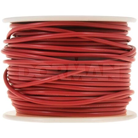 Motormite Primary Wire, Automotive, 18 AWG, Copper, Red, PVC Jacket ...