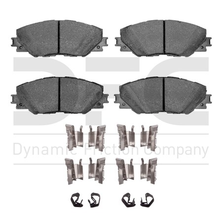 Dynamic Friction Co 3000 CERAMIC BRAKE PADS W/HDW 1310-1211-01 | Zoro
