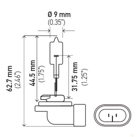 Hella BULB 886 12V 50W PGJ 886 | Zoro