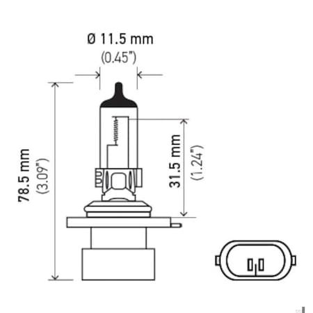 Hella BULB 9006XS/HB4A 12V 9006XS | Zoro