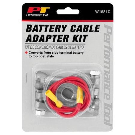Performance Tool Battery Cable Adapter Kit, W1681C W1681C | Zoro