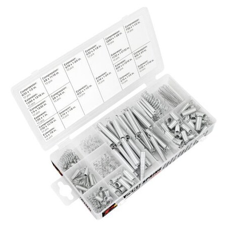 Performance Tool 200-Pc Spring Assortment Hdwr Kit-Spring, W5200 W5200 ...