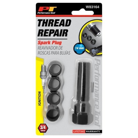 Performance Tool Spark Plug Rethread Kit 14Mm Thread Repair K, W83164 ...