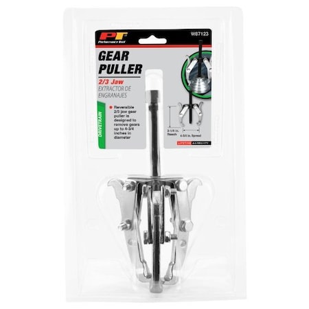 Performance Tool 2 Jaw Gear Puller 3 1/4 In X 4 3/4 In Gear Puller-2 J ...