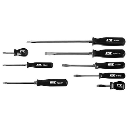 Performance Tool 8-Pc Professional Screwdriver Set, W901S W901S | Zoro