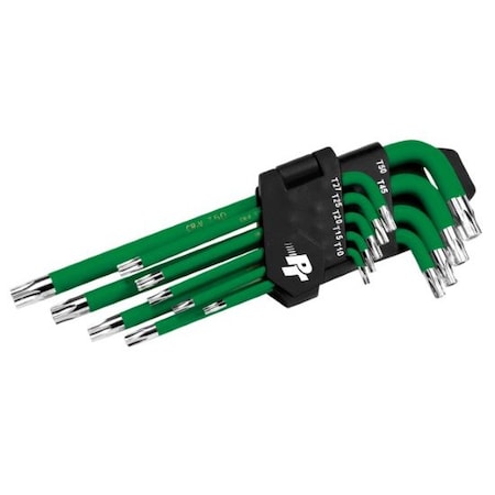 Performance Tool 9-Piece Long Arm Star Key Set, W9137 W9137 | Zoro