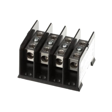 Bki Terminal Block, 4 P, 2-14 Awg, TB0125 | Zoro
