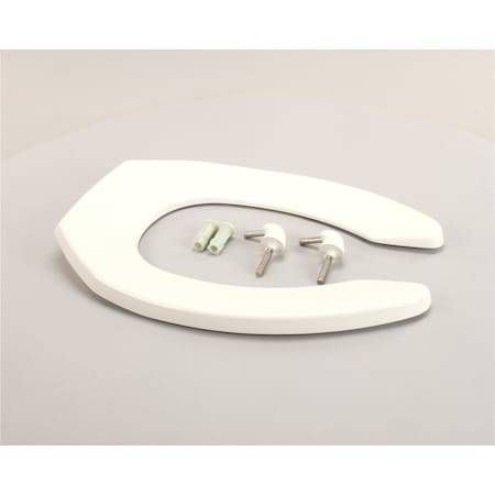 Bemis White Elongated Toilet Seat 1955CT | Zoro