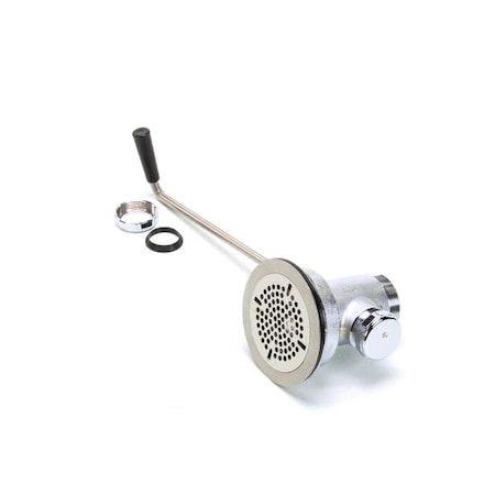 T&S Brass Waste Drain Valve, Twist Handle, 3-1/2 X 2 B-3952 | Zoro
