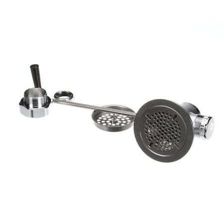 T&S Brass Waste Drain Valve, Twist Handle, 3-1/2 X 2 & 1-1 B-3950-SB | Zoro