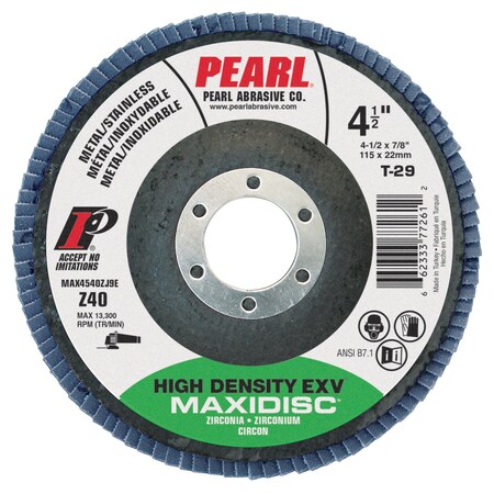 Pearl EXV High Density ZC Maxidisc 4-1/2 in. x 7/8 Z60 T-29 MAX4560ZJ9E ...