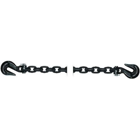 Peerless Chain 1/2 P8 10 FT OA W/CLEVIS GRABS, 8610503 8610503 | Zoro