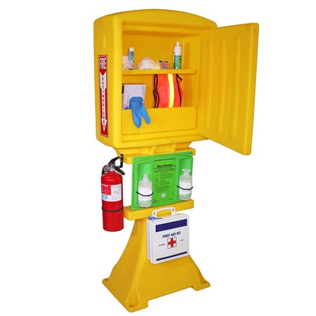 Permit + Safety Box First Aid Box, Yellow 20111 | Zoro