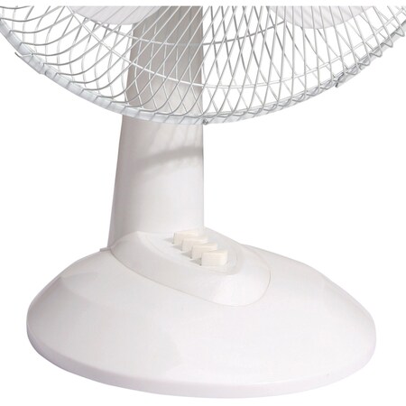 Brentwood Kool Zone Oscillating 12" Desk Fan F-12DW | Zoro