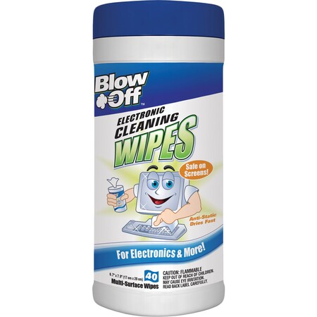 Blow Off Electronic Cleaning Wipes WPE-002-091 | Zoro