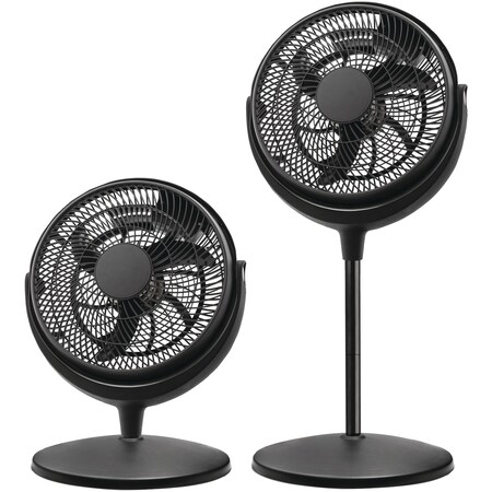 Brentwood Kool Zone Air Circulator 12" 2-in-1 Stand Fan F-1221B | Zoro