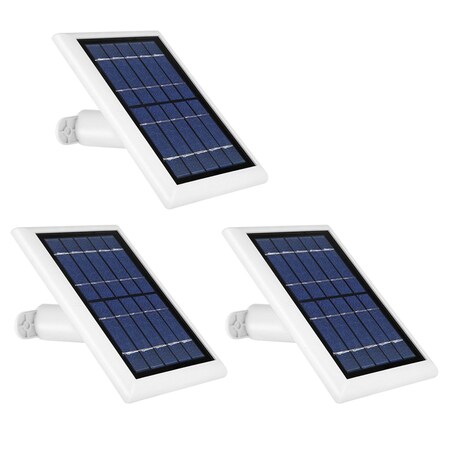 Wasserstein Solar Panels for Ring Spotlight Cam Battery, 3 Pack White ...