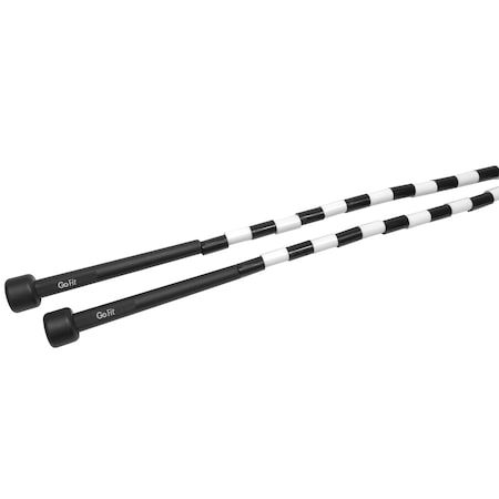 Gofit 9-Foot Adjustable Beaded Jump Rope with Foam-Padded Handles GF-BR ...