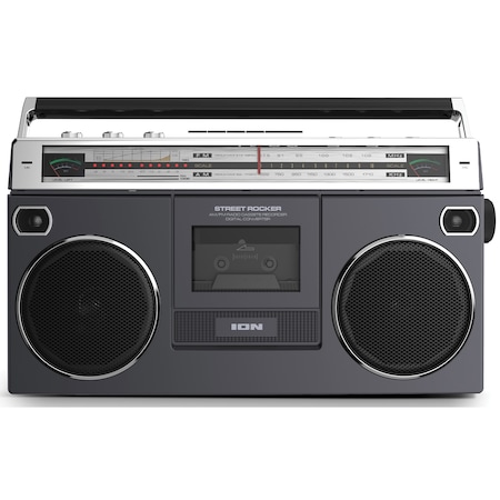 Ion Street Rocker Retro Boombox with Bluetooth ISP112BK | Zoro