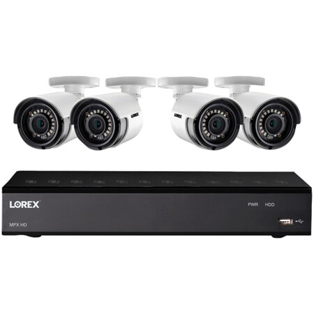 Lorex HD Security Camera System with 1TB 8Chan 1080p DVR and 4 Cameras ...