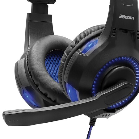 2Boom Taktix Gaming Headset (Blue) GHP225B | Zoro