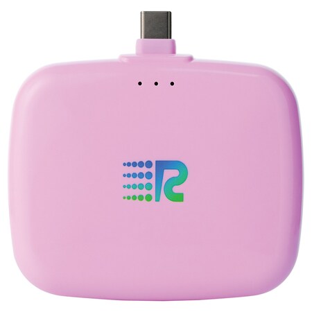 Rush Charge 4,000 mAh Rechargeable USB-C Power Bank (Dusty Pink) RC40-C ...