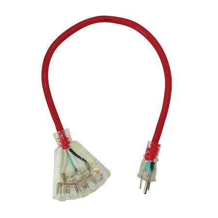 Stanley Extension Cord, Indoor/Outdoor, 2 ft 37302 | Zoro