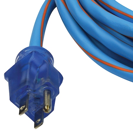 Prime Arctic Blue All-Weather Locking Extension Cord, 25 Feet LT530725 ...