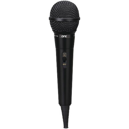 Qfx Unidirectional Dynamic Microphone with 10 ft. Cable M-106 | Zoro