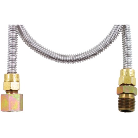 Dormont Gas Dryer and Water Heater Flex-Line 20-3132-48B(BAGGED) | Zoro
