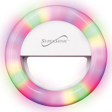 Supersonic 3-Inch Clip-on RGB Ring Light SC-1130RGB | Zoro
