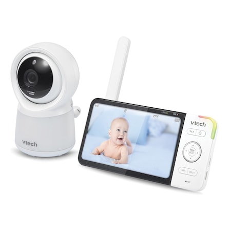 Vtech Smart Wi-Fi 1080p Video Baby Monitor System with 5-In. Display ...