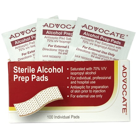 Advocate Sterile Alcohol Prep Pads 314 | Zoro