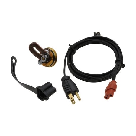 Zerostart Engine Heater - 400W 120V, 35Mm Plug, Brass Adapter Isuzu ...