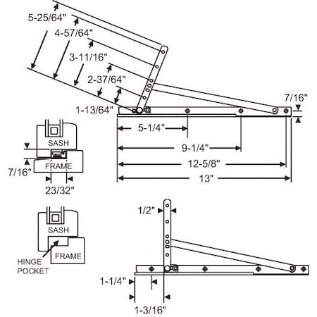 Strybuc Concealed Hinge Assembly 28-15-42 | Zoro