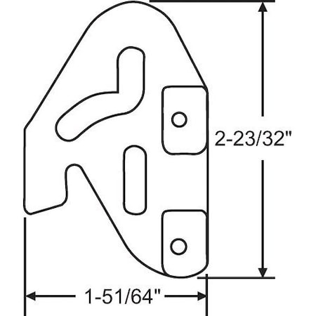 Strybuc Nylon Cam Lock with Rivets 33-123 | Zoro