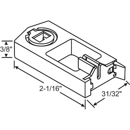 Strybuc Pivot Lock Shoe White Cam 83-508 | Zoro