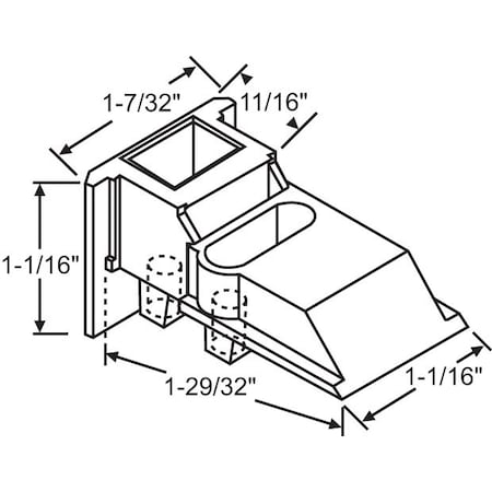Strybuc Balance Top Sash Guide Set 900-15755BA | Zoro