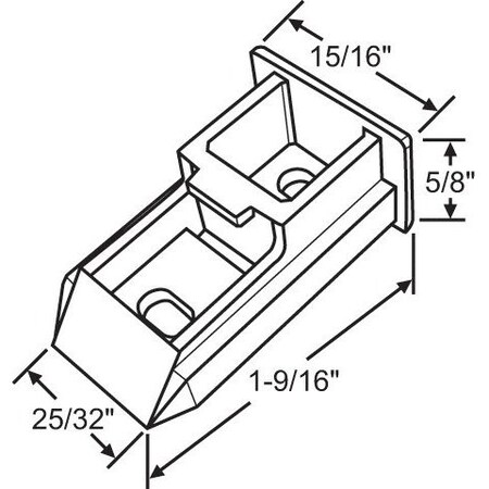 Strybuc Balance Top Sash Guide 60-633 | Zoro