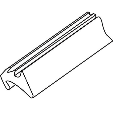 Strybuc 100ft Gray Vinyl Glazing 68-13 | Zoro