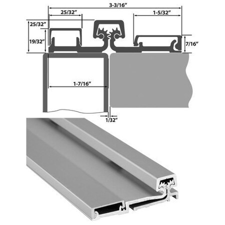 Strybuc Full Surface Continuous Hinge 8-639BZ | Zoro