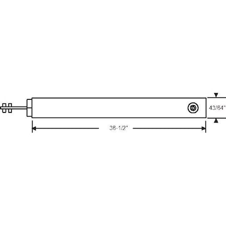 Strybuc 36in Ultra Lift Balance 40Lbs 88L-36S40 | Zoro