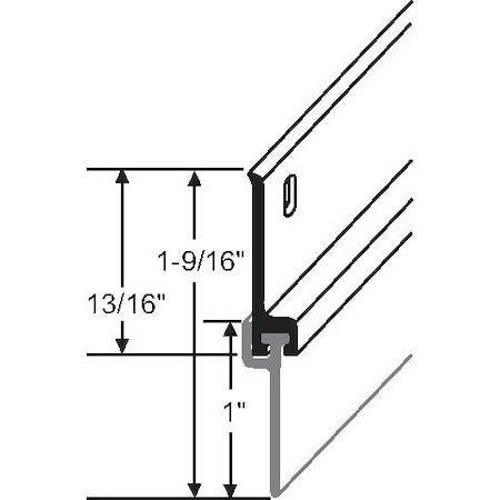 Strybuc 36in White Door Sweep 900-8179 | Zoro