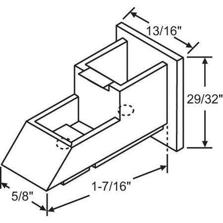 Strybuc Balance Top Sash Guide 900-13061 | Zoro