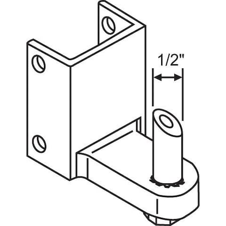 Strybuc 1/2in Bottom Hinge Bracket 91-25 | Zoro